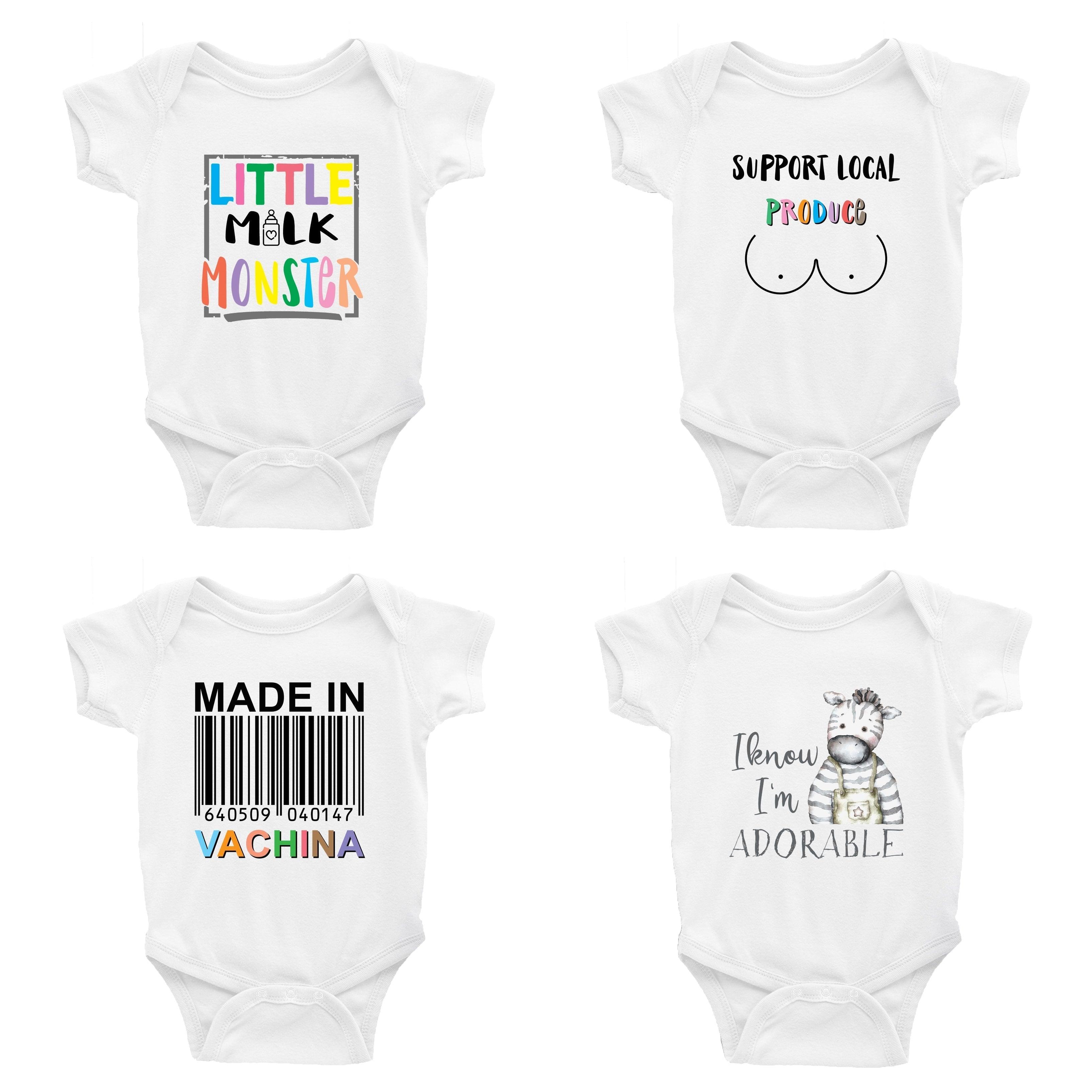 Baby Bodysuits - Little Milk Monster – DTF Printing UK