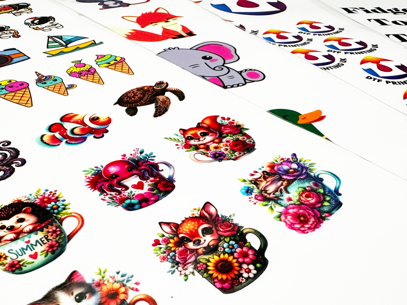 UV DTF Transfer Sheet Sample – DTF Printing UK